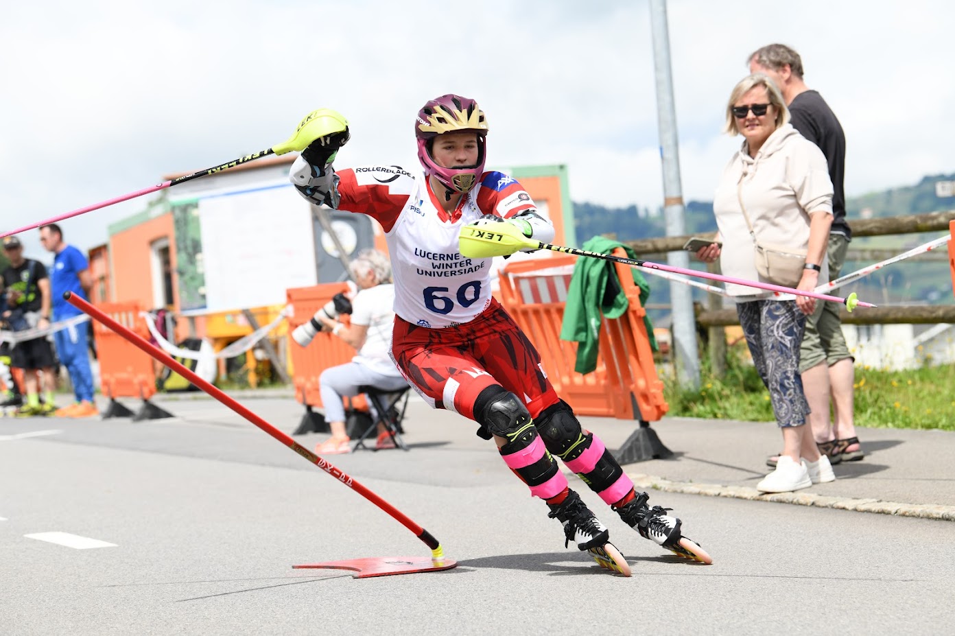 Highspeed Inline Alpin Slalom | Dynamischer Rennsport auf Rollen